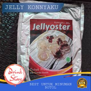 Jual JELLY PLAIN POWDER/JELLY KONNYAKU/ POWDER JELLY/JELLY POWDER BUBUK KEMASAN 1KG | Shopee ...