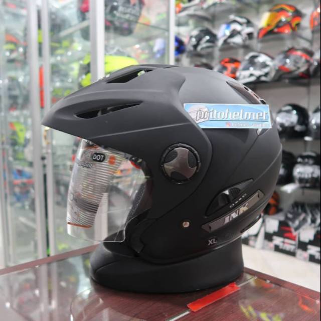 Jual INK Flash Black Matt 2Visor | Shopee Indonesia