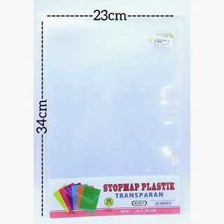 Jual KIKY Map L Stopmap Plastik Transparan Putih Bening Ukuran Folio F4 | Shopee Indonesia