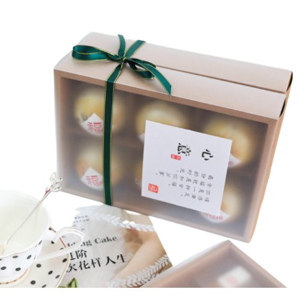 Jual kotak Box karton SEKAT 6 MIKAbox mika semi transparan tebal elegan ...