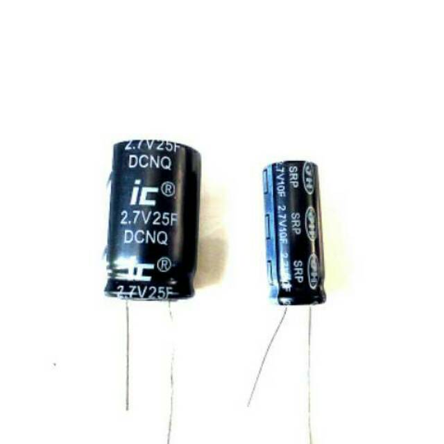 Jual Super Capacitor 10F/25F 2.7v Supercapcitor Ultra Kapasitor Farad Indonesia|Shopee Indonesia