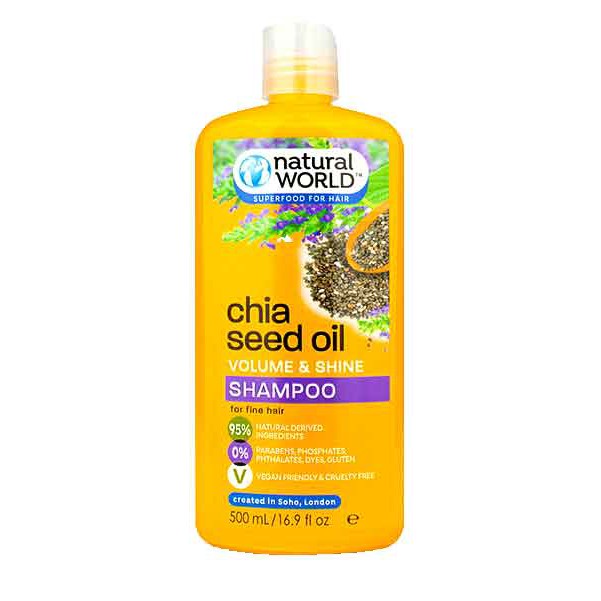 Jual Natural World Chia Seed Oil Volume dan Shine Shampoo 500 ml ...