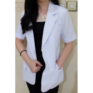 Jual JAS DOKTER JAS PRIA WANITA JAS DOSEN JAS LENGAN PENDEK | Shopee ...