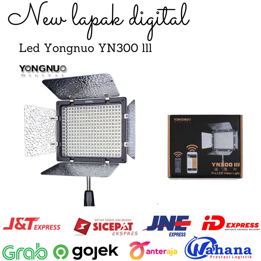Jual LAMPU STUDIO LED LIGHTING YOUNGNUO YN300 L III | Shopee Indonesia
