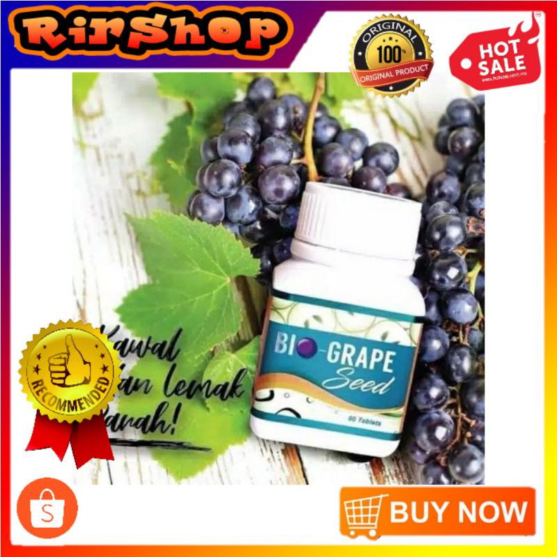Jual Bio Grape Seed Raja nya Anti Oksidan Original 100% Buat Diabetes ...