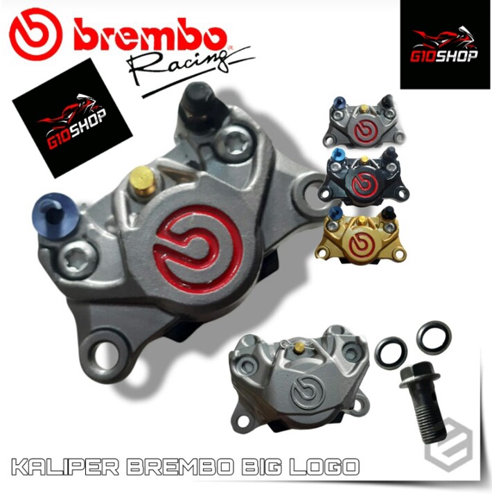Jual Kaliper BREMBO / Kepala babi BREMBO 2 Piston SEMUA JENIS MOTOR UNIVERSAL BEAT , NMAX ...