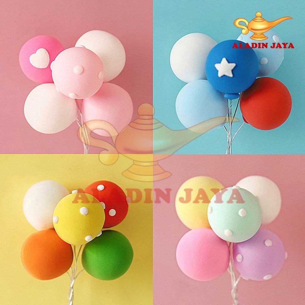 Jual Topper Happy Birthday Bentuk Balon Bintang | Shopee Indonesia