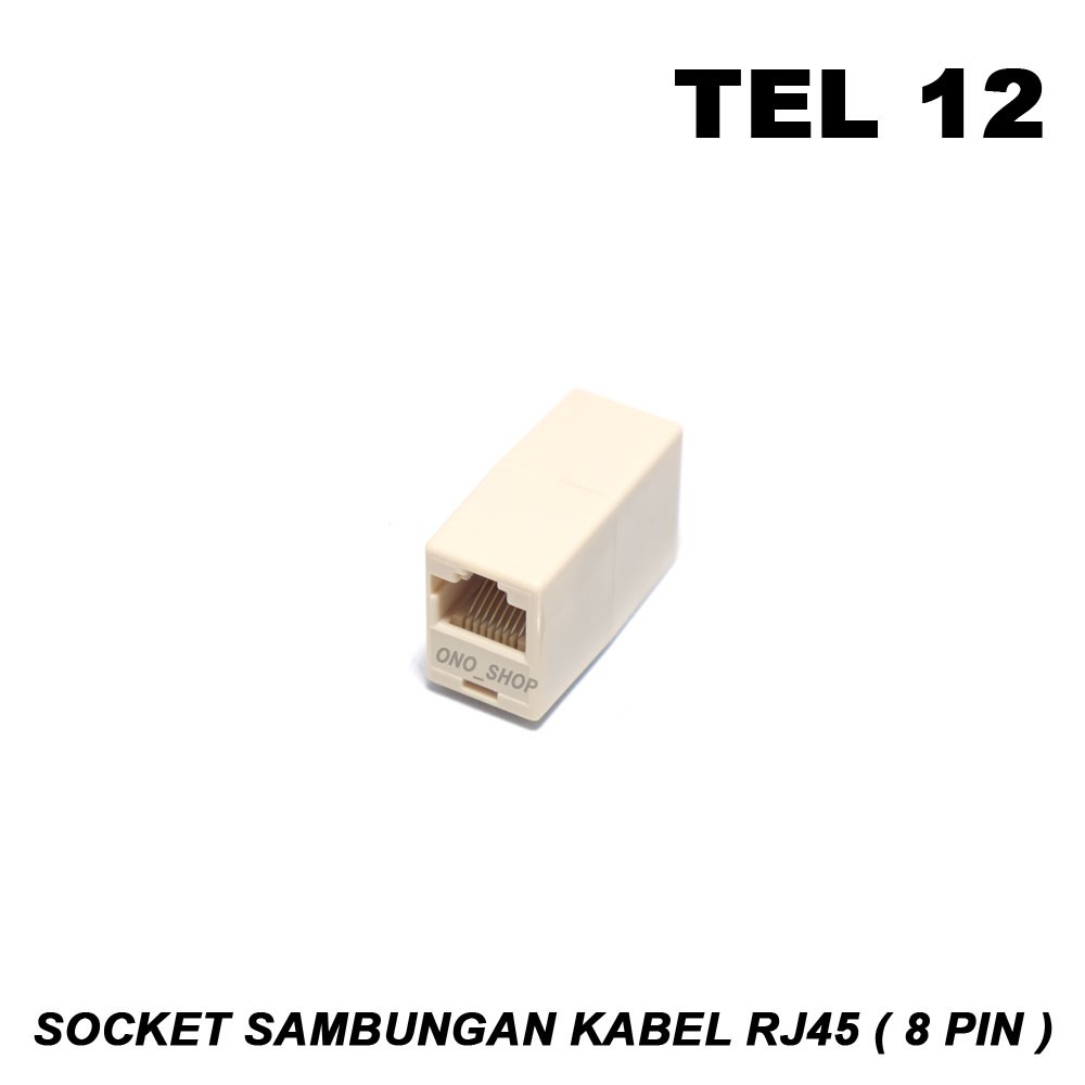 Jual Socket Sambungan Kabel RJ45 ( 8 Pin ) | Shopee Indonesia