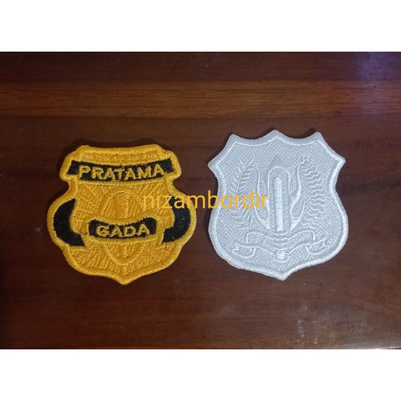Jual (promo)LOGO GADA PRATAMA & KEWENANGAN SATPAM BORDIR STANDAR ...