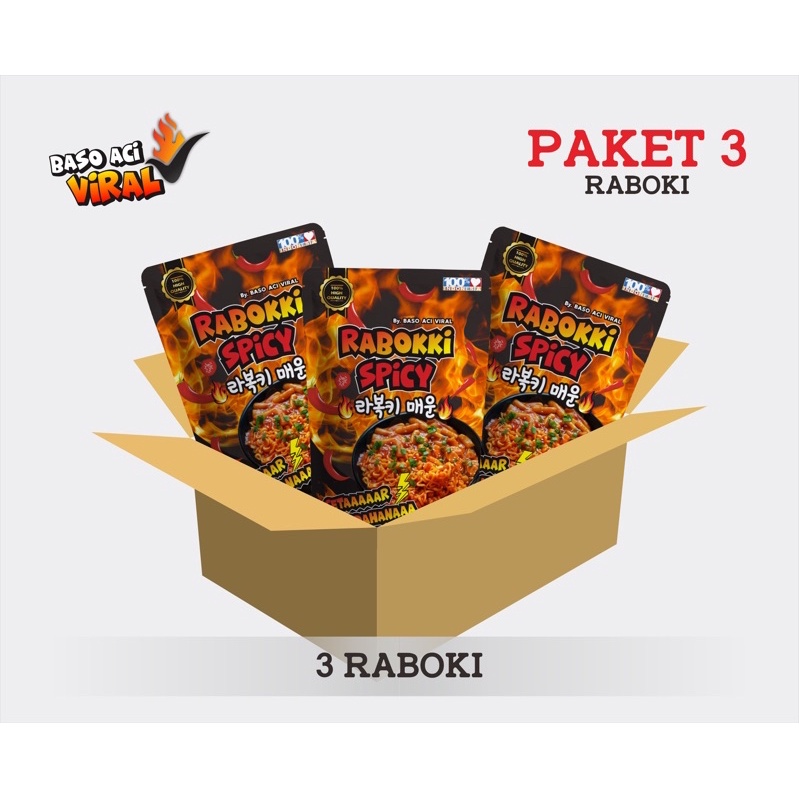 Jual paket 3 bungkus Tteobokki/Roboki / Topokki / boci instan/ Baso aci ...
