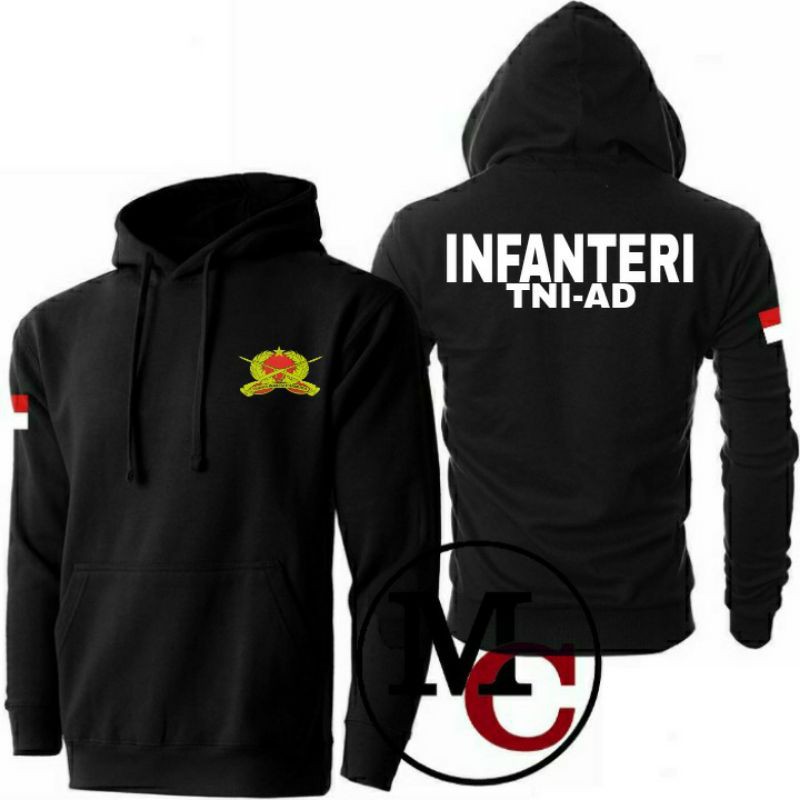 Jual JAKET SWEATER INFANTERI TNI AD | Shopee Indonesia