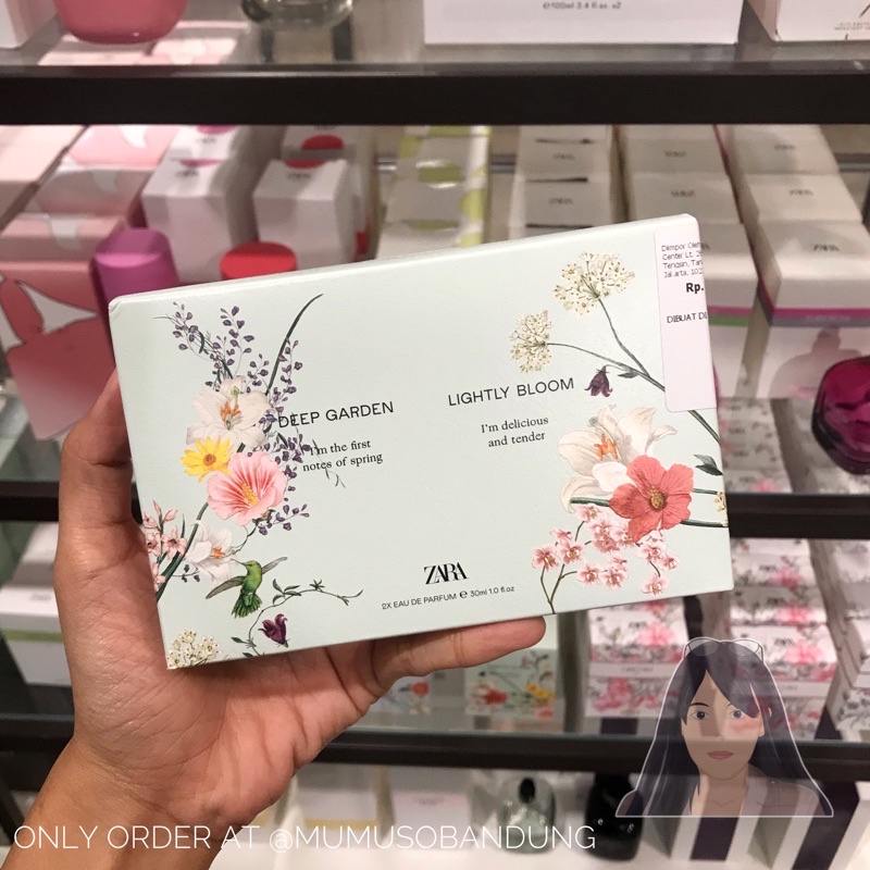 Jual Zara - Deep Garden & Lightly Bloom EDP 30ml | Shopee Indonesia