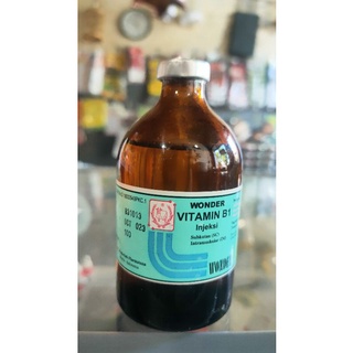 Jual wonder-vitamin B1 100 ml injeksi unggas sapi kambing | Shopee ...