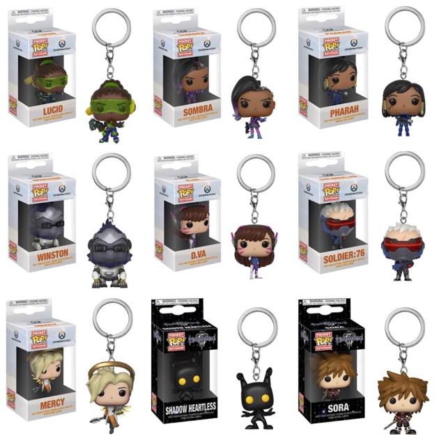 Jual Funko POP! Keychain (Lucio, Sombra, Pharah, Winston, D.Va, Soldier ...
