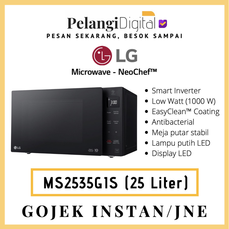 Jual LG MS2535GIS Microwave NeoChef Smart Inverter - Solo 25 Liter ...