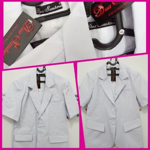 Jual Jas Snelli Seragam Dokter Lengan Pendek Pria & Wanita 2 Saudara ...