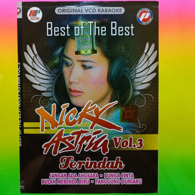 Jual KASET MUSIK VCD ORIGINAL ASLI LAGU POP NICKY ASTRIA ALBUM VOLUME 3. Indonesia|Shopee Indonesia