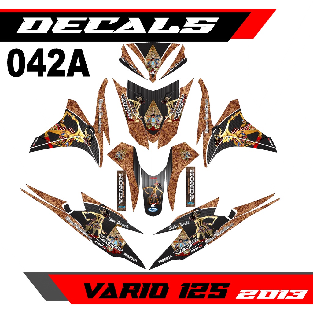 Jual Decal Sticker - Dekal Stiker Fullbody VARIO 125 Fi 2013/2014/2015 ...