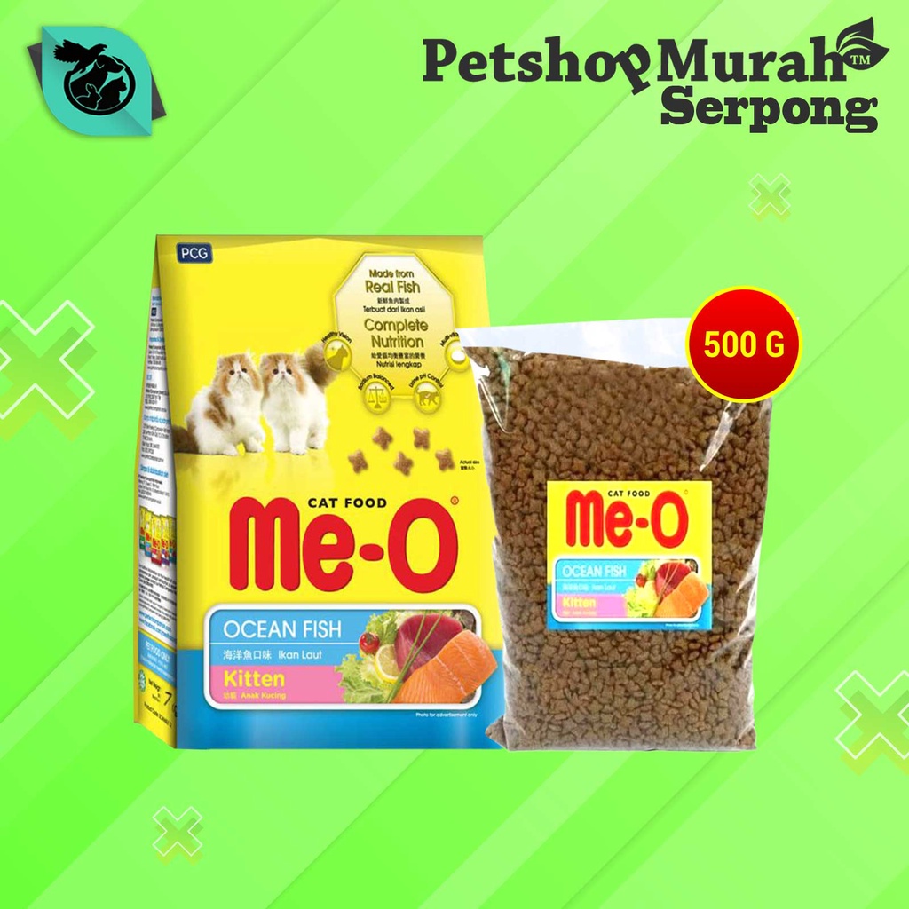 Jual Makanan Kucing Me-O Repacking Cat Food Meo 500 Gram | Shopee Indonesia