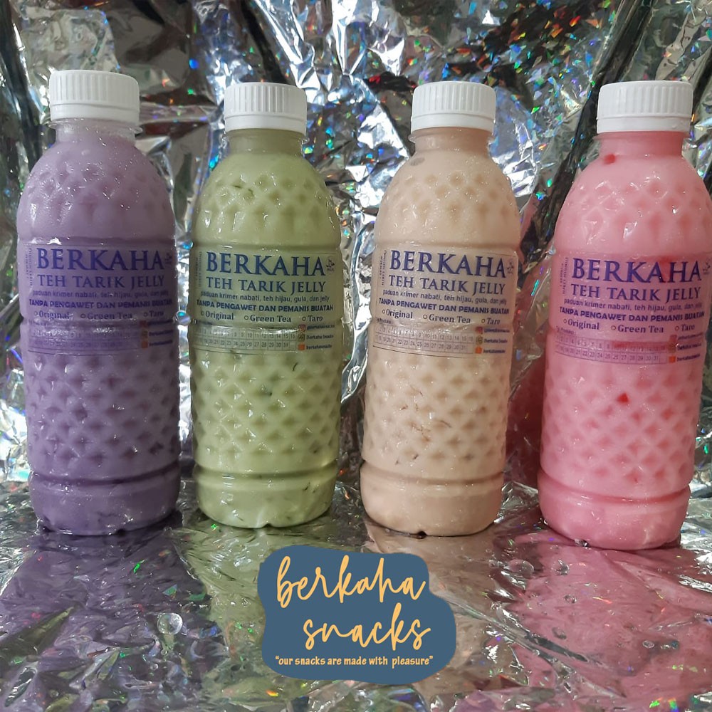 Jual Teh Tarik Jelly Berkaha | Minuman Segar Manis | Milk Tea Green Tea ...