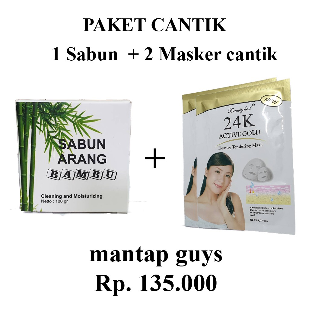 Jual Paket Cantik Sabun Arang Bambu | Shopee Indonesia
