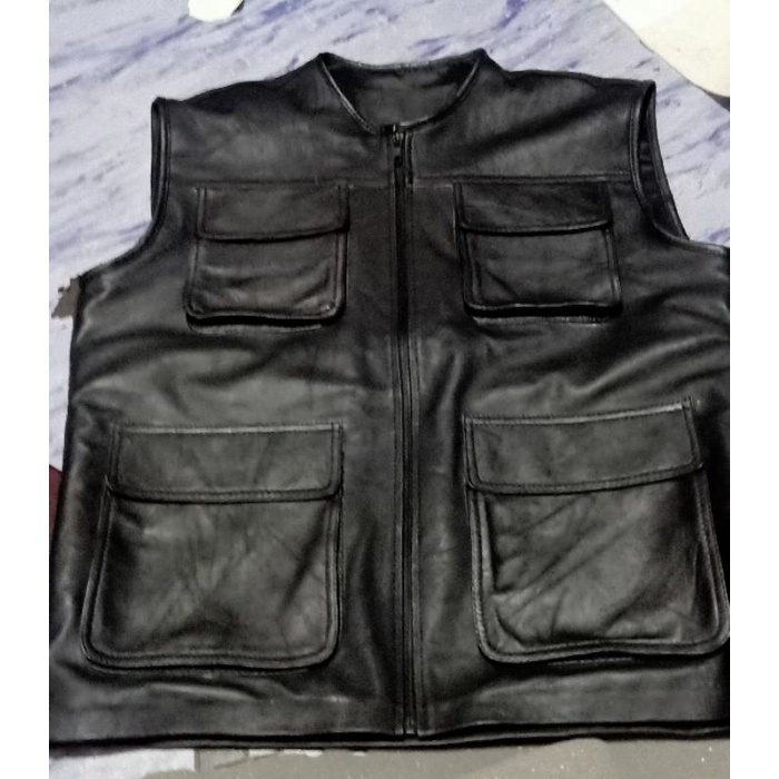 Jual ROMPI KULIT ASLI GARUT, ROMPI PRIA PELINDUNG DADA, 100% KULIT ...