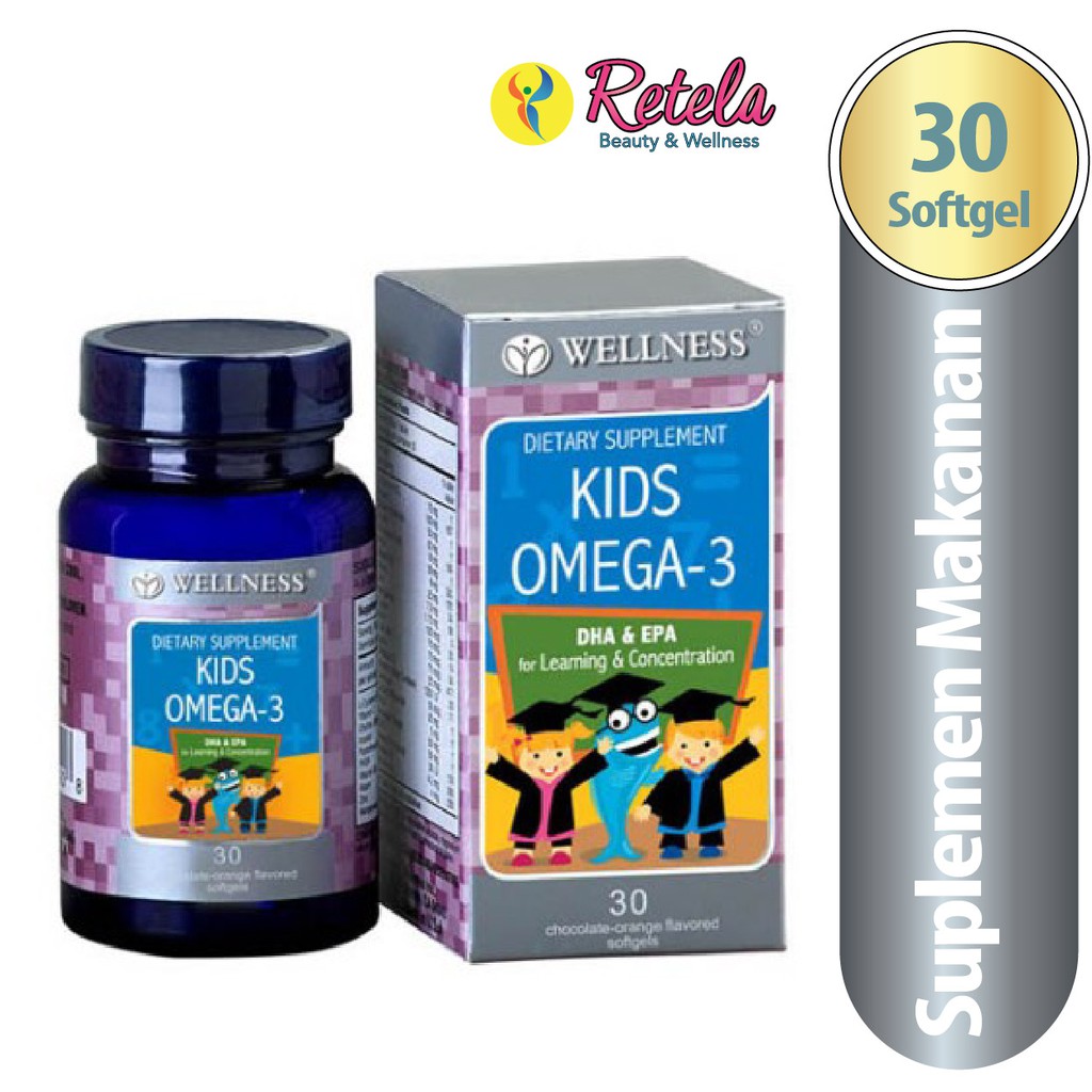 Jual Wellness Kids Omega 3 - 30 Softgel | Shopee Indonesia