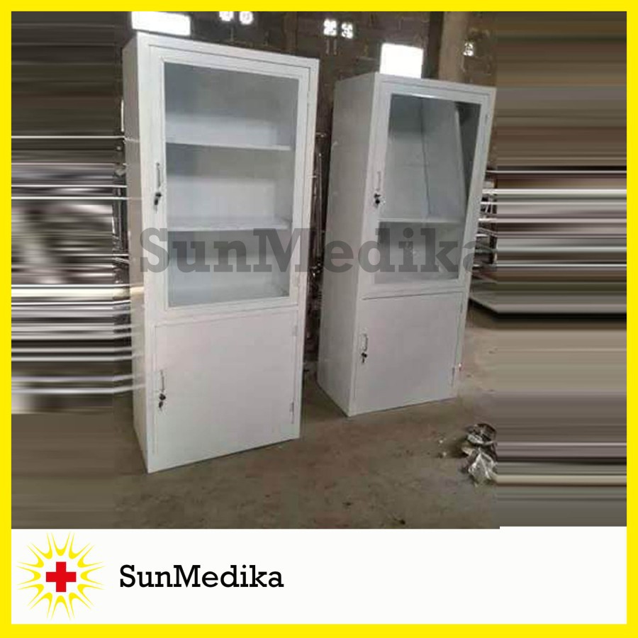 Jual Lemari Obat 1 Pintu Rumah Sakit| Filling Cabinet RS 1 Pintu Kaca ...