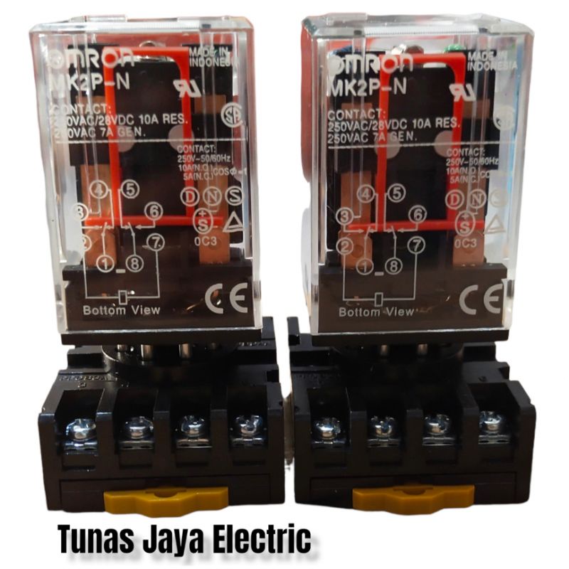 Jual Relay OMRON type MK2P 220V/24V/12V + Socket 8 kaki Indonesia ... Jual Relay OMRON type MK2P 220V/24V/12V + Socket 8 kaki Indonesia ...