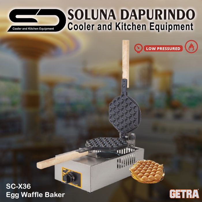 Jual GETRA Egg Waffle Baker SC-X36 / Mesin Egg Waffle Baker SCX36 / SC ...
