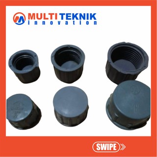 Tutup Dop Drat Pipa Paralon PVC 1/2 3/4 inch Penutup Pralon Peralon ...