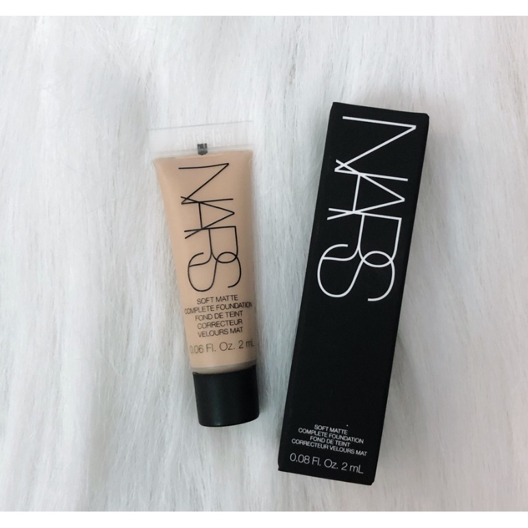 Jual Nars Soft Matte Complete Foundation Mont Blanc Light 2ml