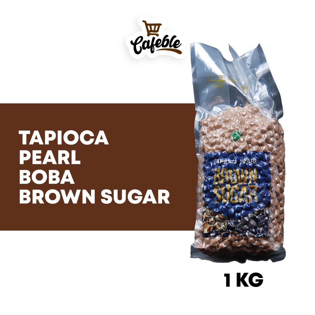 Jual Itpin Tapioca Pearl Bubble Boba Brown Sugar Kemasan 1 kg | Shopee ...