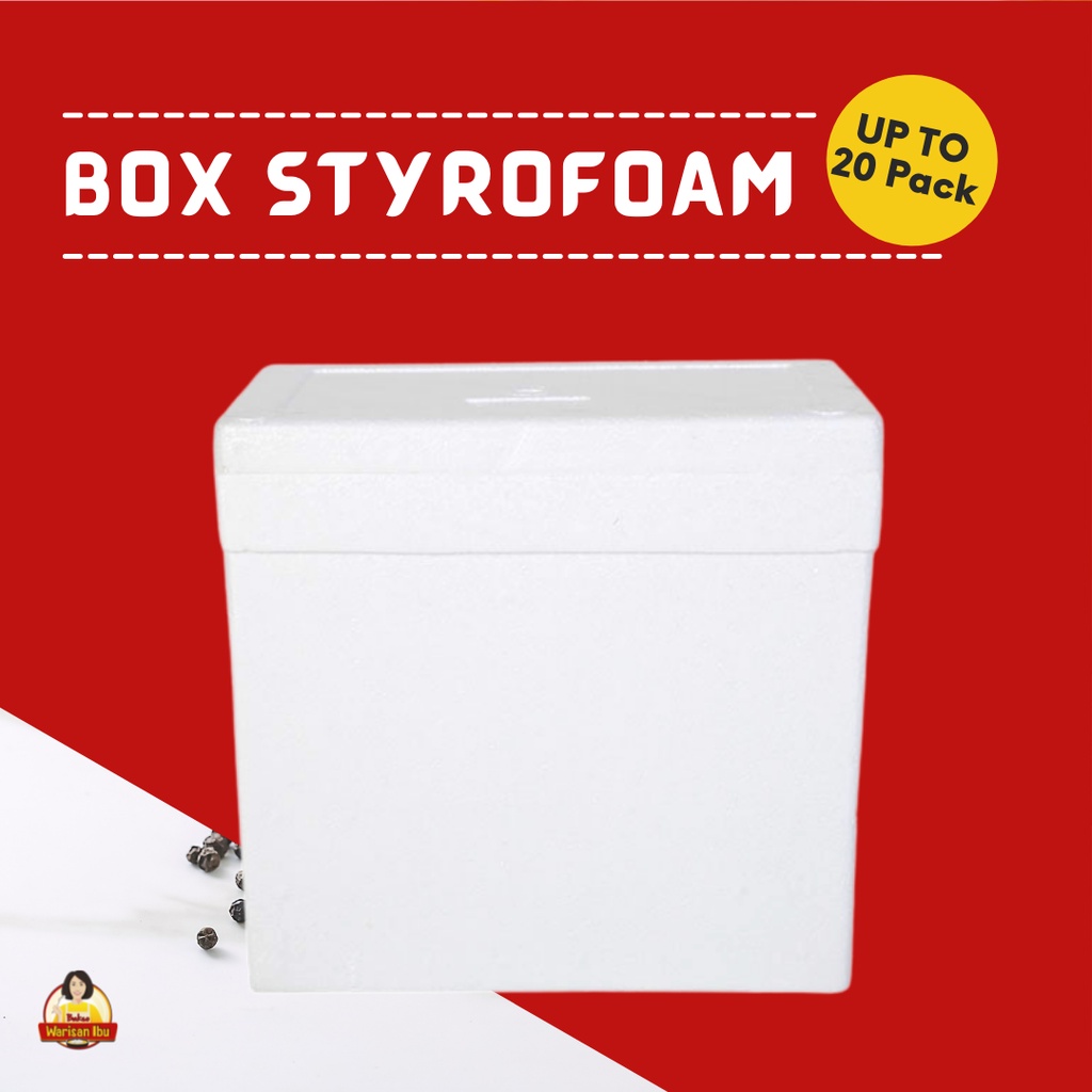 Jual Box Styrofoam 33x24x30 Muat Hingga 20 Pack | Shopee Indonesia