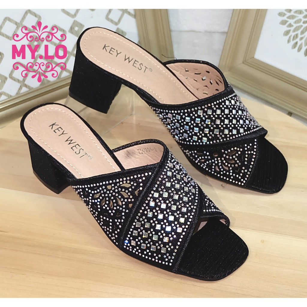 Jual SANDAL PESTA WANITA HEELS WEDDING SENDAL KEBAYA LAMARAN SESERAHAN ...
