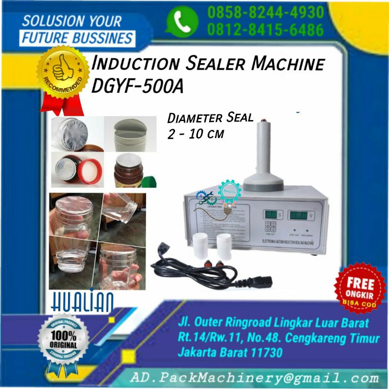 Jual mesin induction sealer mesin segel kemasan alufoil botol | Shopee Indonesia
