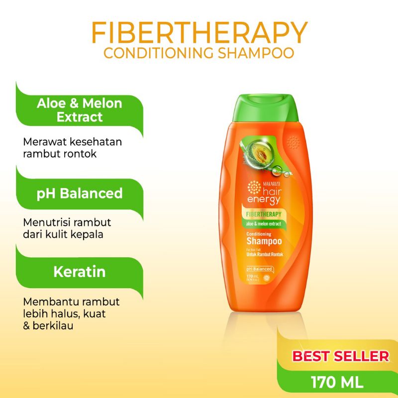 Jual Makarizo Hair Energy Fibertherapy Conditioning Shampoo Aloe ...