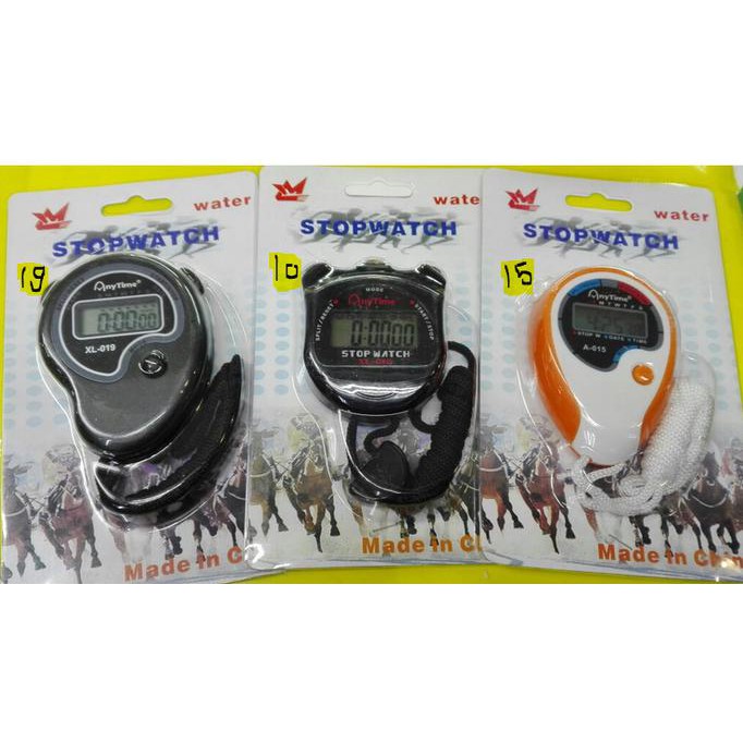 Jual Ini Anytime Stopwatch Type Xl019/ Xl-10/ Xl-15 Ayo Order | Shopee ...