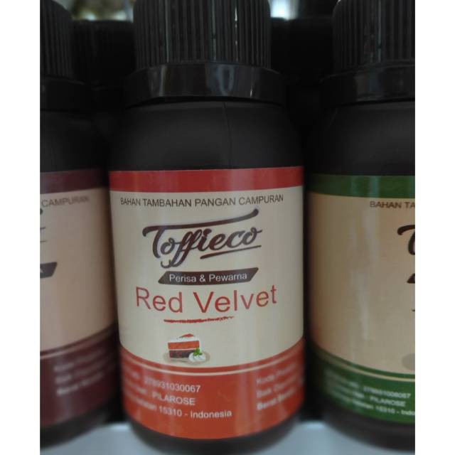 Jual Toffieco red velvet pasta 100gr toff | Shopee Indonesia