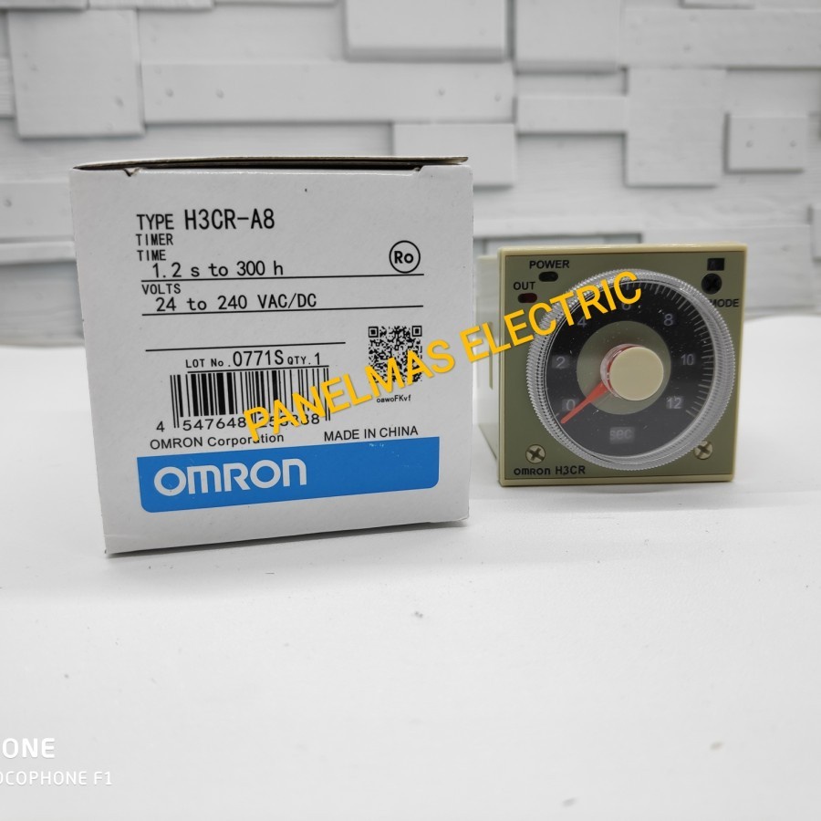 Jual TIMER OMRON H3CR-A8 MULTIVOLT 24V-240V AC/DC Automi22 Ayo Order ...