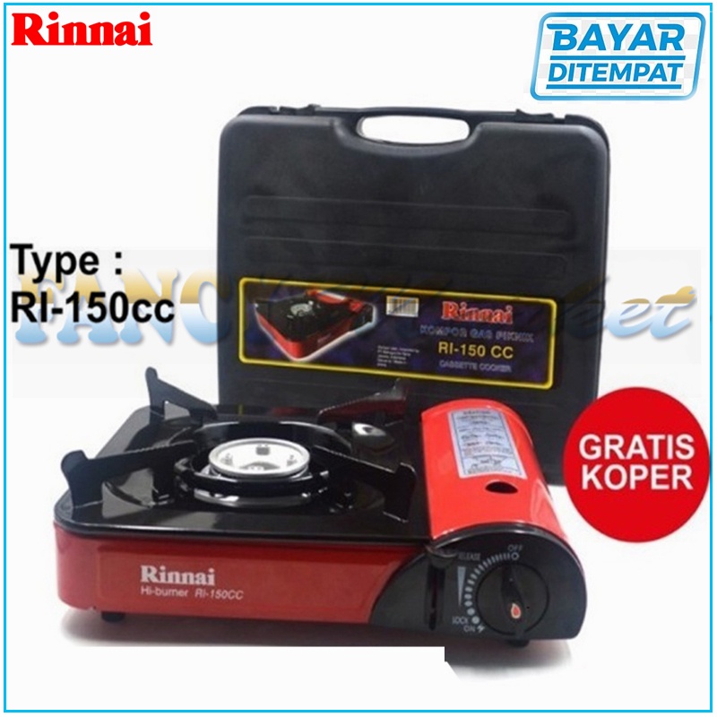 Jual Kompor Portable Kompor Camping Rinnai RI 150 CC - PASTI ORIGINAL ...