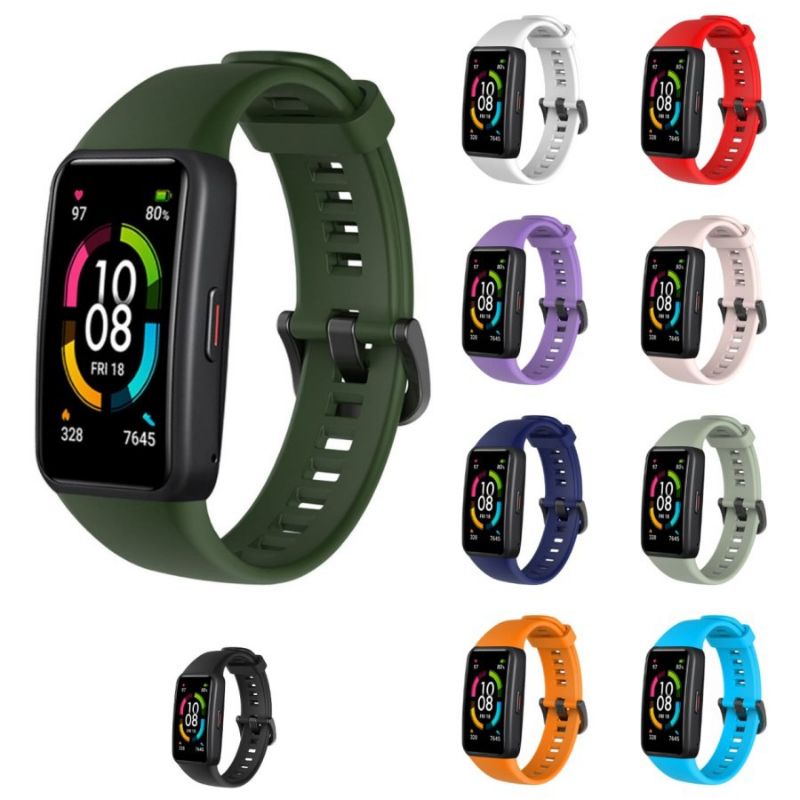 Jual Strap Tali Jam Huawei Band 7 / Honor Band 6 Strep Silicone ...