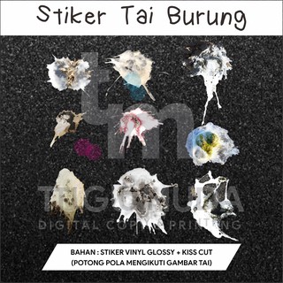 Jual Sticker Tai Burung | Stiker Kotoran Burung / Bird Drop - Vinyl ...