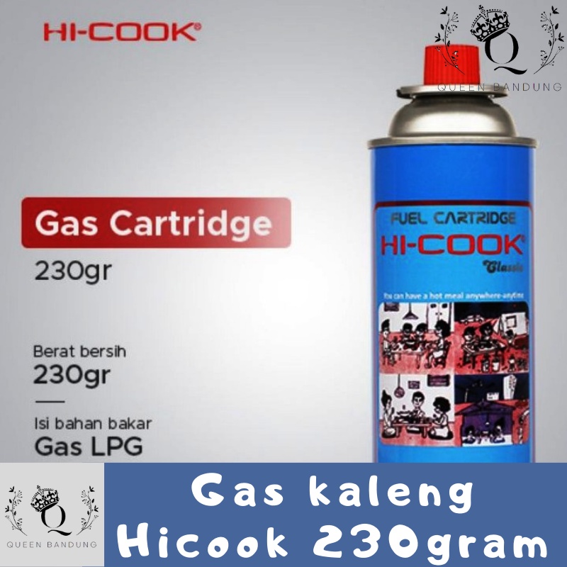 Jual Tabung Gas Mini Hicook 230 Gram Hi-Cook / Hi cook Gas / Hi - Cook ...