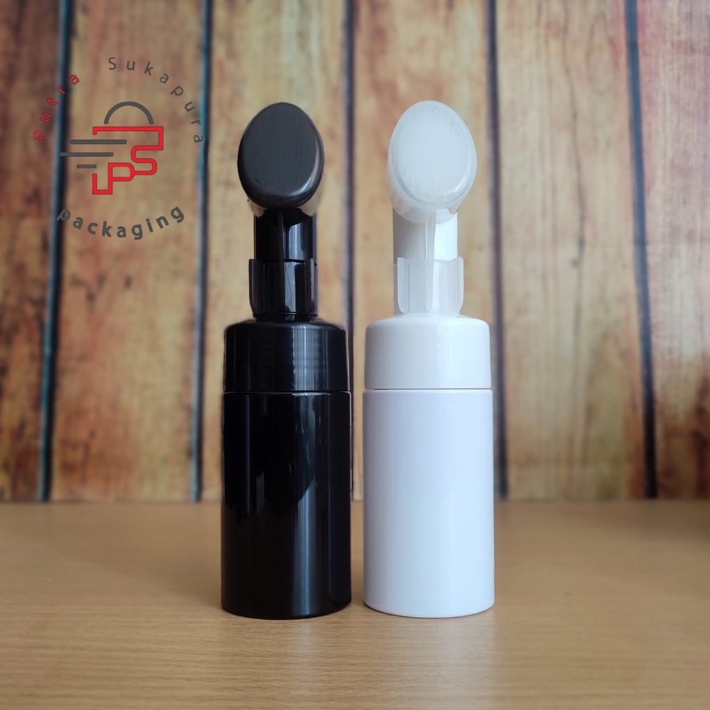 Jual botol foam 100ml / botol cleansing facial foam brush pump 100ml ...