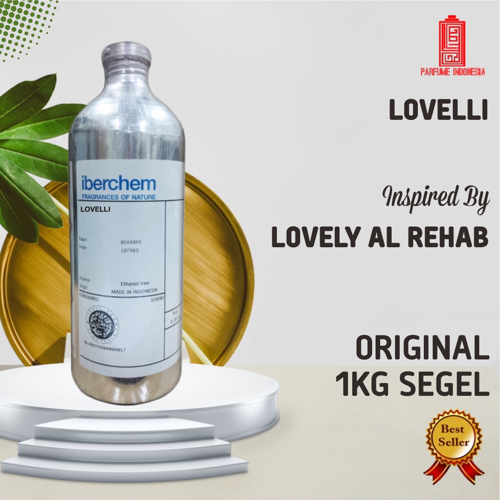 Jual bibit parfum murni LOVELLI IBERCHEM 1KG SEGEL | Shopee Indonesia