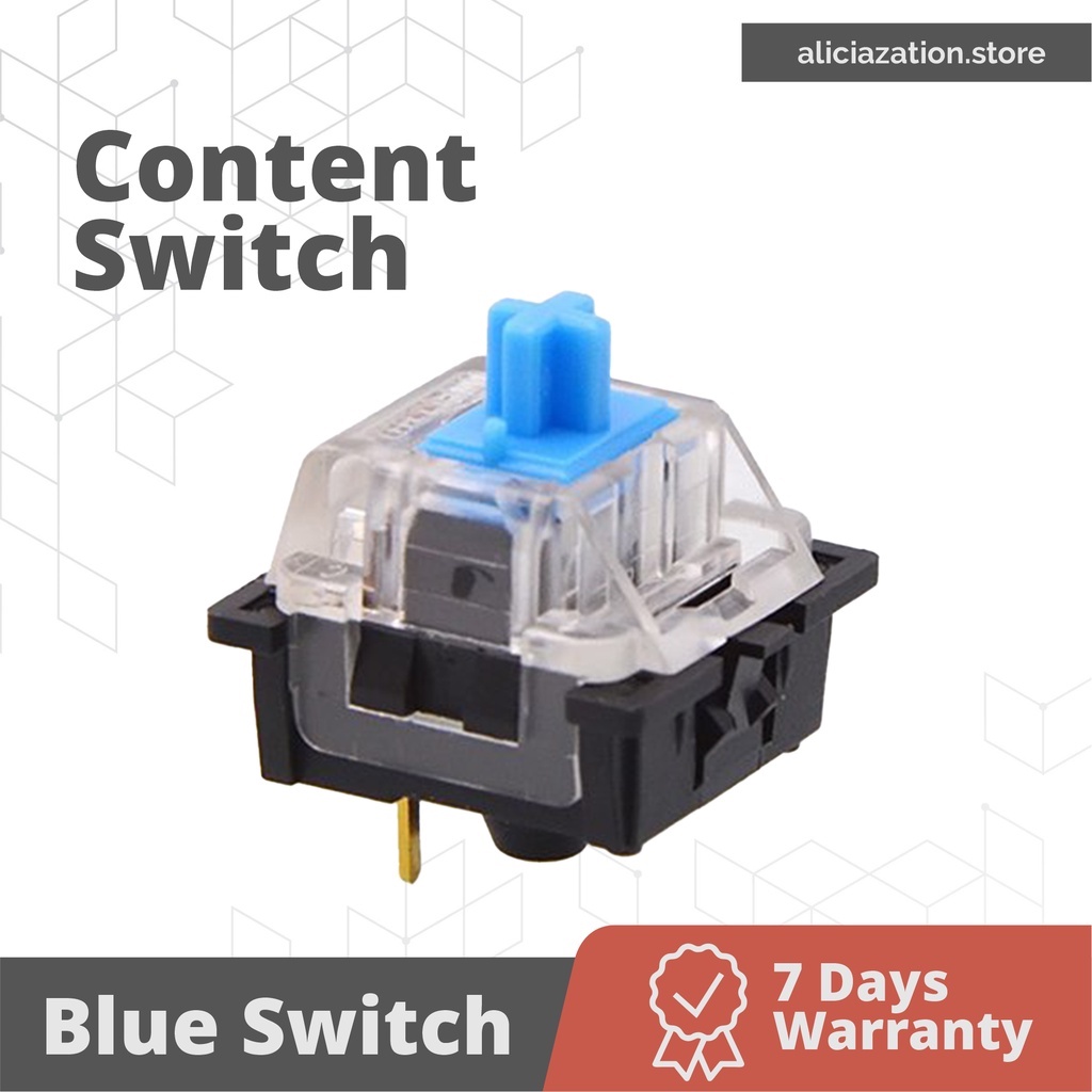 Jual Content Switch Mechanical Keyboard Second [ BLUE Switch ] | Shopee ...