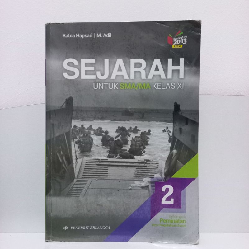 Jual Buku Paket Pelajaran Sejarah Kelompok Peminatan Kelas 11 Penerbit Erlangga / Buku Cetak ...