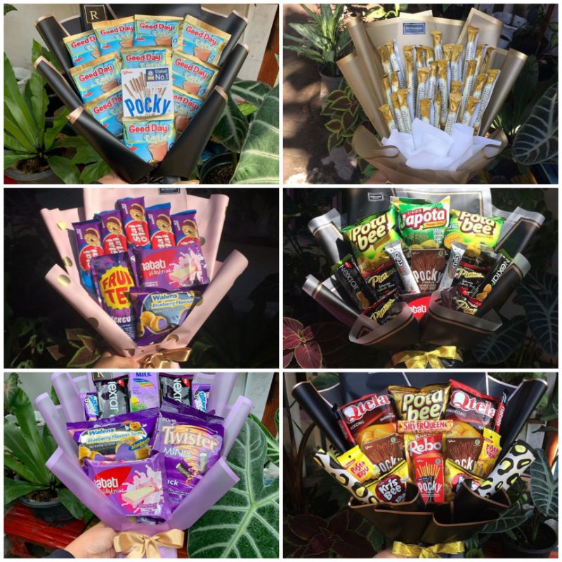 Jual buket snack/ buket permen/ buket kopi/ bucket murah | Shopee Indonesia