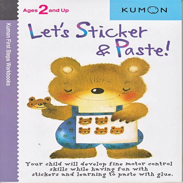 Jual KUMON Let's Sticker and Paste (2 and Up) | Shopee Indonesia